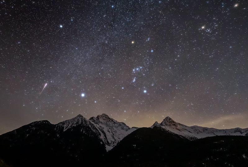 Night Sky at Diablo Overlook, North Cascades – Andy Porter Photography